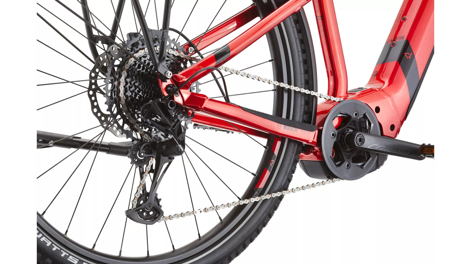 Conway Cairon C 3.0 625Wh red metallic / black metallic 2024 - VTT semi-rigide électrique | S ...