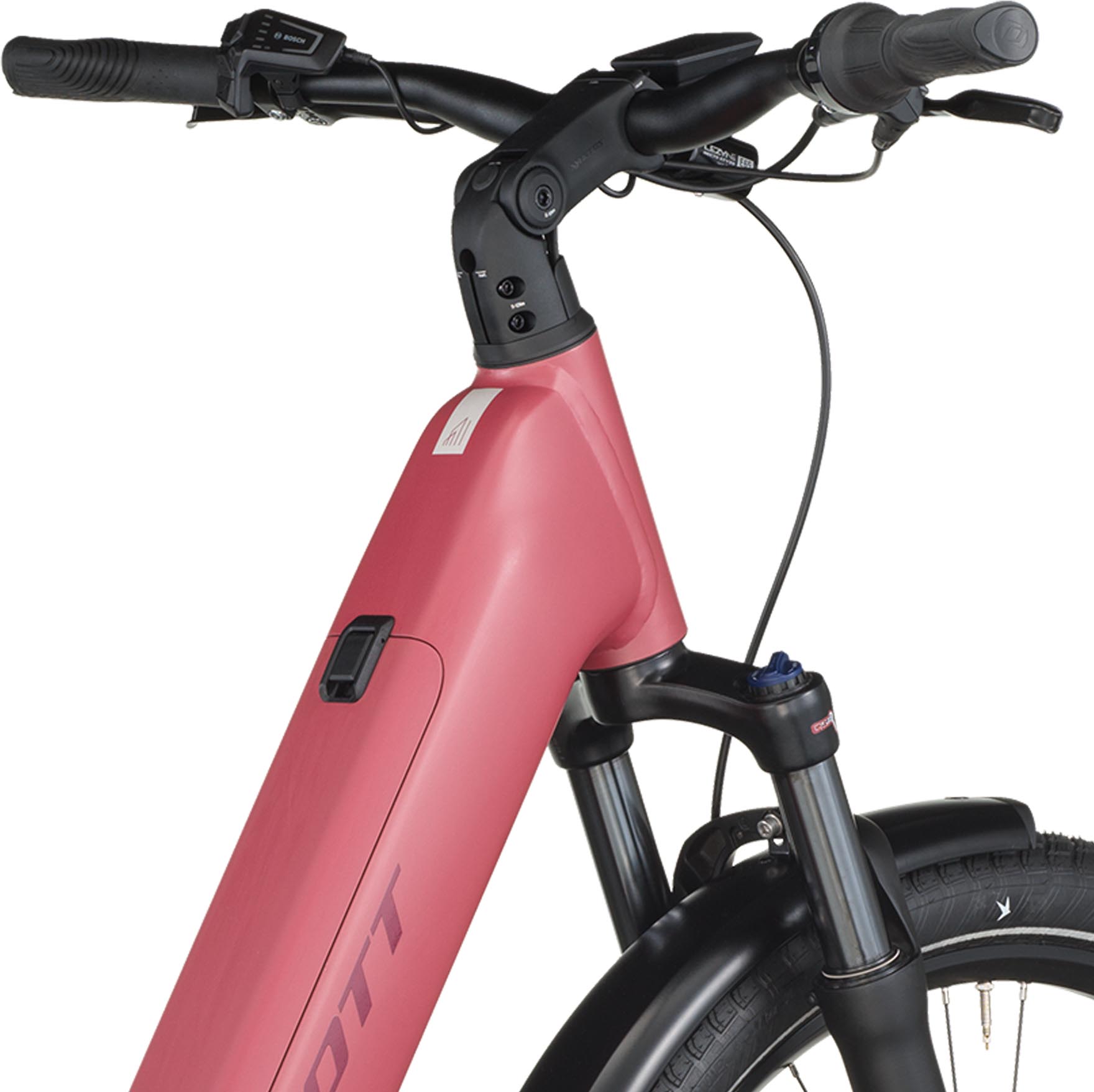 Scott Sub Tour 10 Wave magenta red 2026 - Vélo trekking électrique col de cygne | S | 4256208333006
